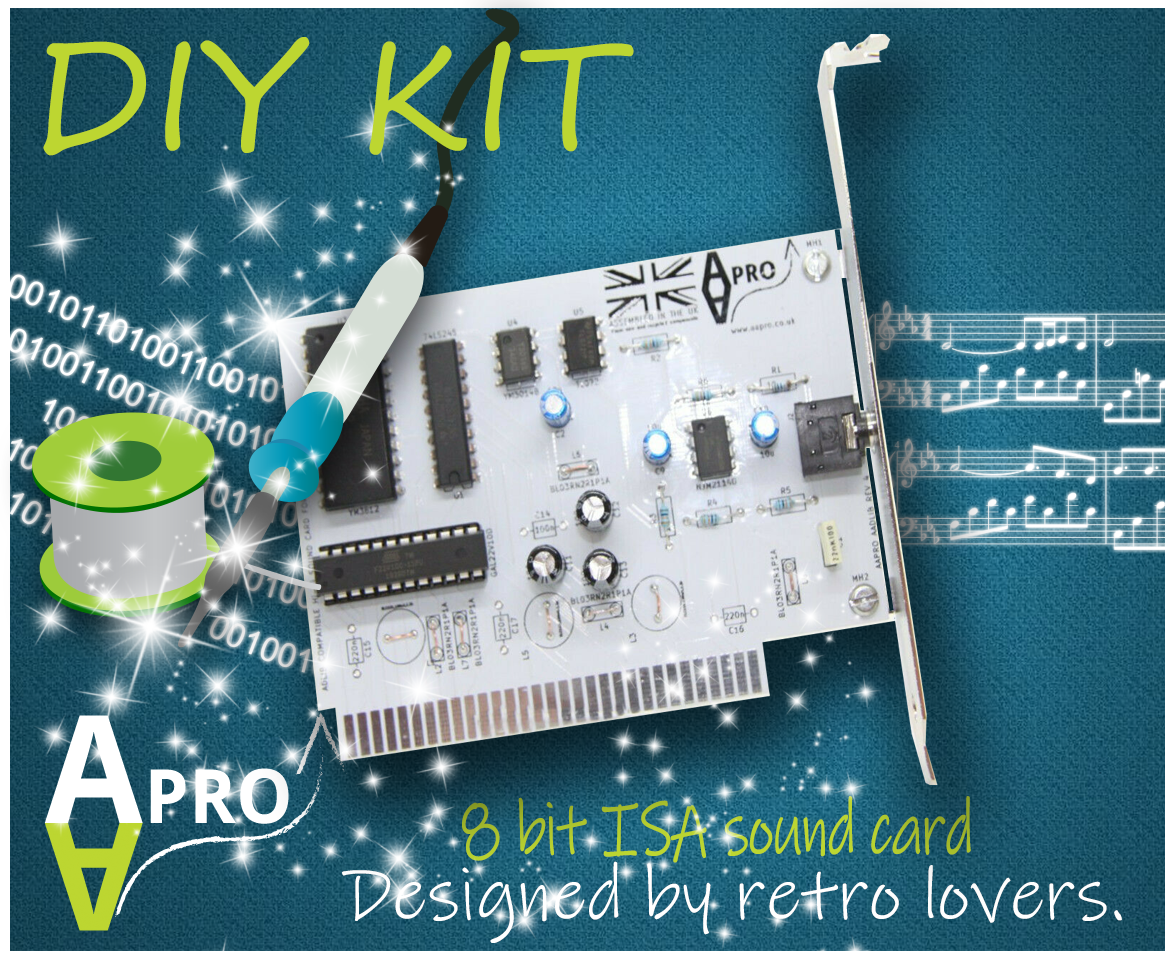 AAPRO Your IT Land computer parts. DIY KIT ADLIB COMPATIBLE 8 BIT ISA ...