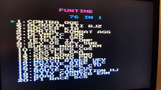 AAPRO Your IT Land computer parts. TELEGAMESTATION SG2001 FAMICLONE PAL ...