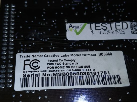 AAPRO Your IT Land computer parts. RETRO CREATIVE SOUND BLASTER LIVE! 5 ...