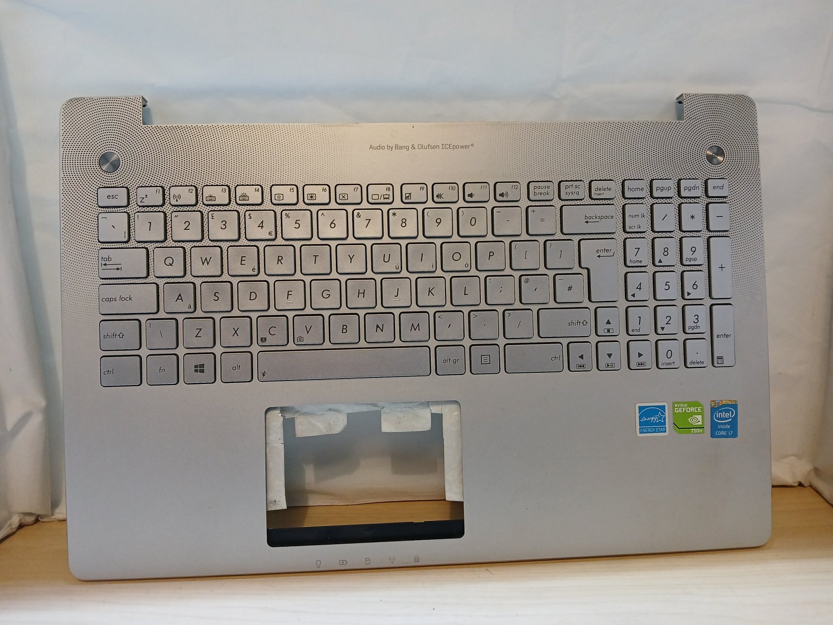 AAPRO Your IT Land computer parts. ASUS N550JV LAPTOP PALMREST WITH ...