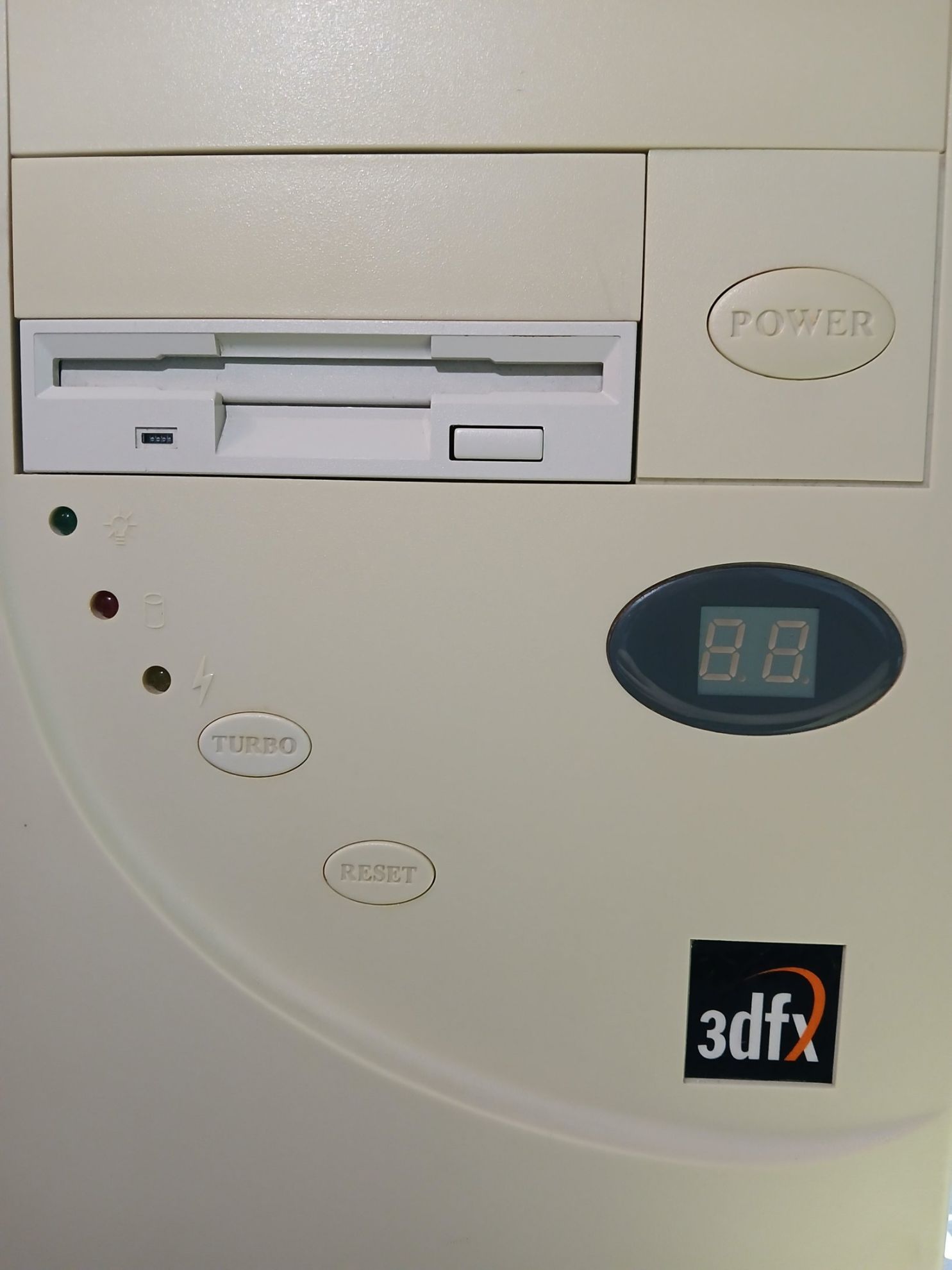 AAPRO Your IT Land computer parts. BLACK 3DFX PC RETRO STICKER BADGE ...